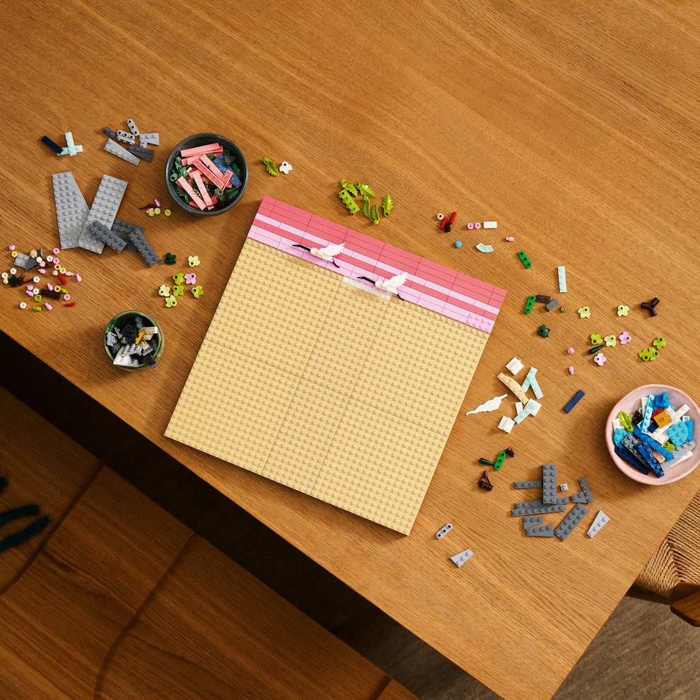 LEGO® Art Japanese Cherry Blossom Landscape – Brick Journey